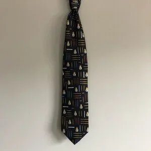 collection Europeennes | Accessories | Silk Tie School Teacher Art Glue ...